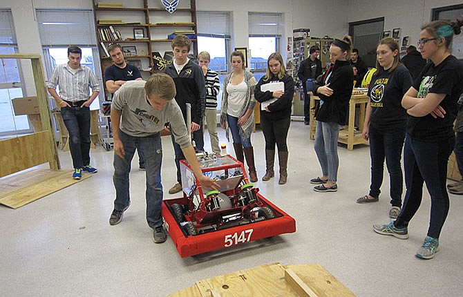Fulton High School students compete in regional robotics event | Fulton Sun