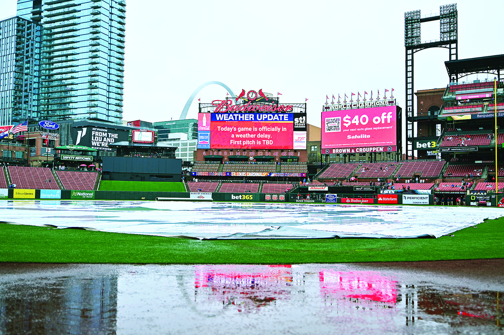 Cardinals-Brewers rained out | Jefferson City News Tribune