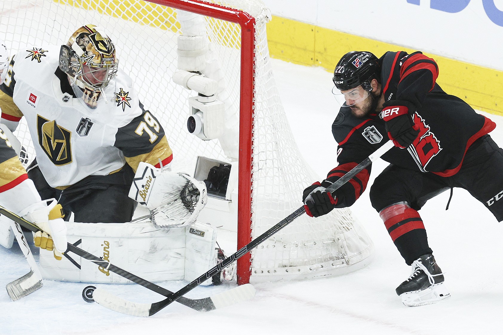 Power-play goal in OT caps Hurricanes’ comeback, evens Stanley Cup ...