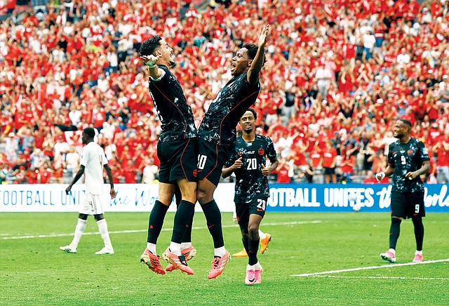 David nets hat trick as Canada rolls past Qatar | Jefferson City News ...