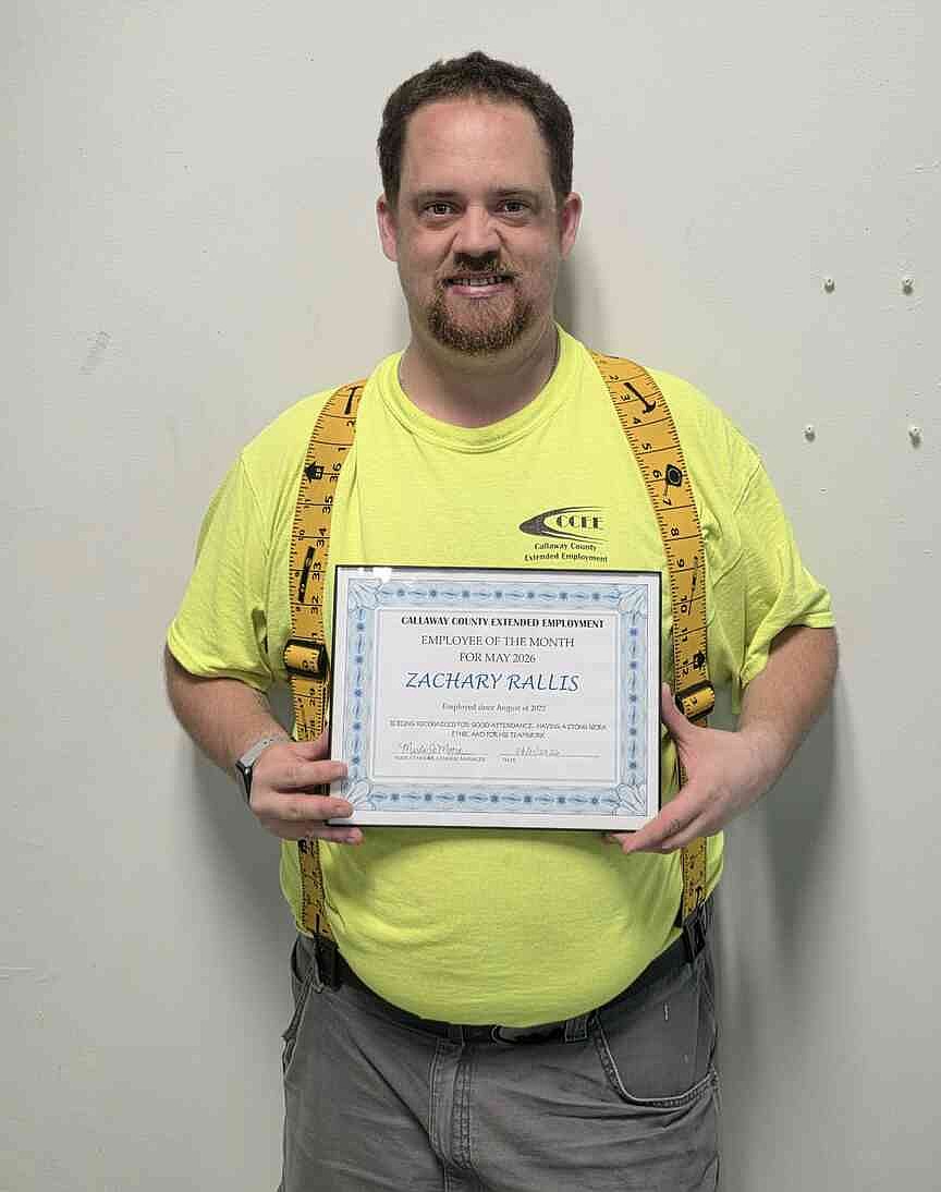 Callaway County Extended Employment — Employee of the Month | Fulton Sun