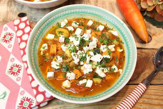 Feta in your soup? Absolutely, when it’s Greek veggie soup | Jefferson ...