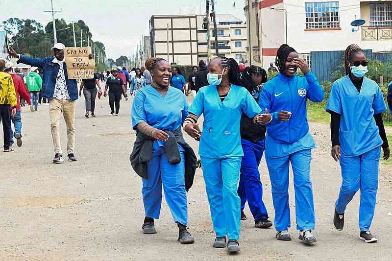 Protests over US Ebola site in Kenya result in two deaths | Fulton Sun