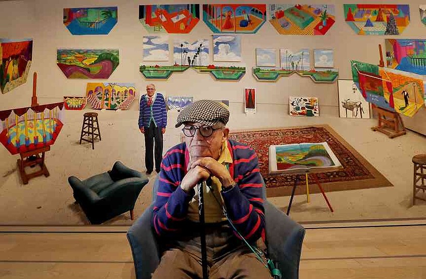 David Hockney, whose art celebrated sun-drenched LA, dies at 88 ...